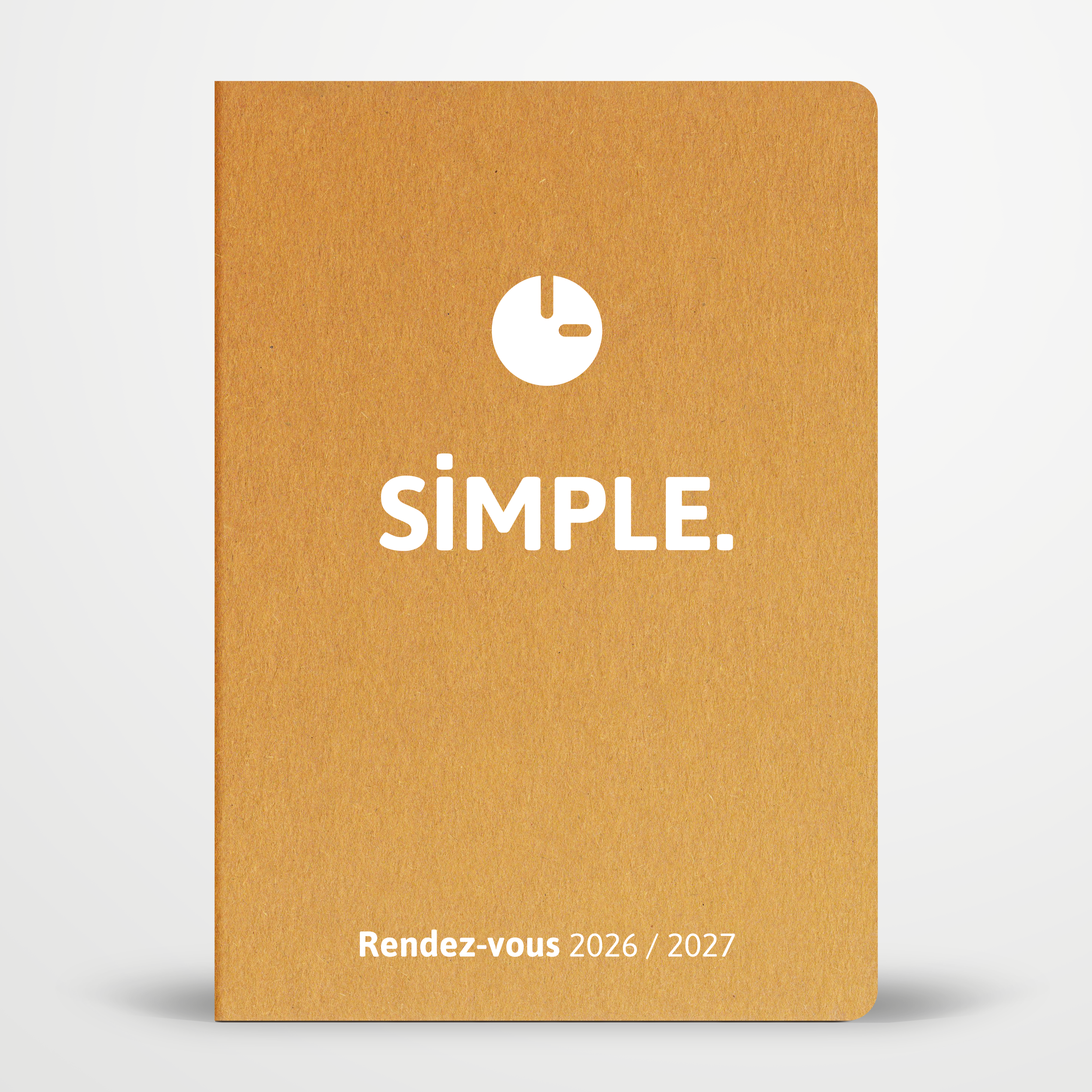 Achat Agenda semainier 2026-2027 - SIMPLE Rendez-vous - Jaune en gros