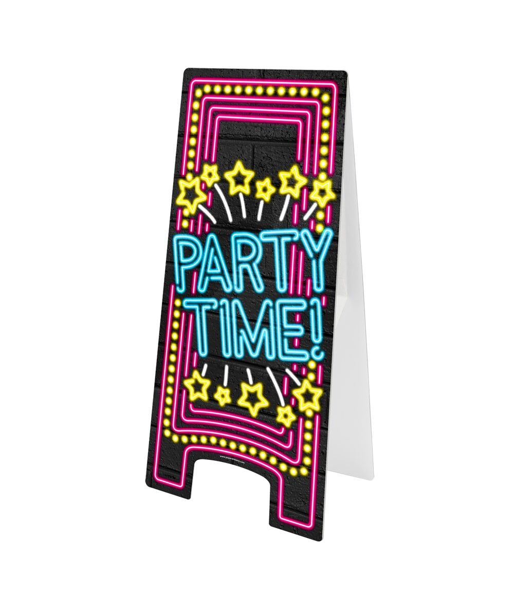 Buy wholesale Neon Warning Sign - Party time!