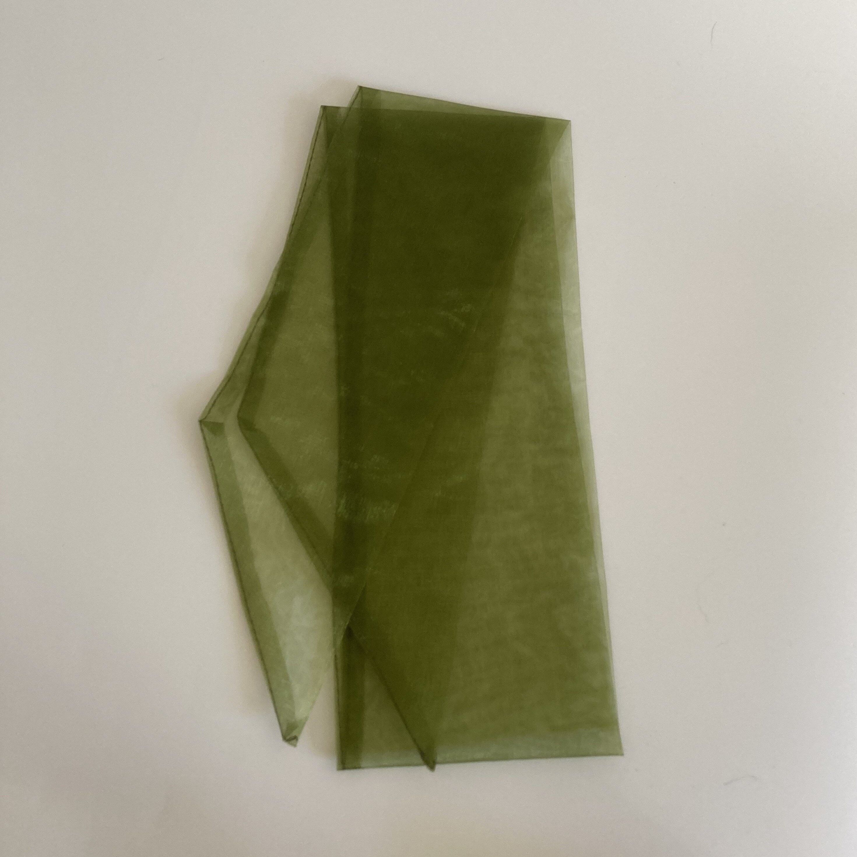 Buy wholesale Organza Droopy Hair Ribbon - olive