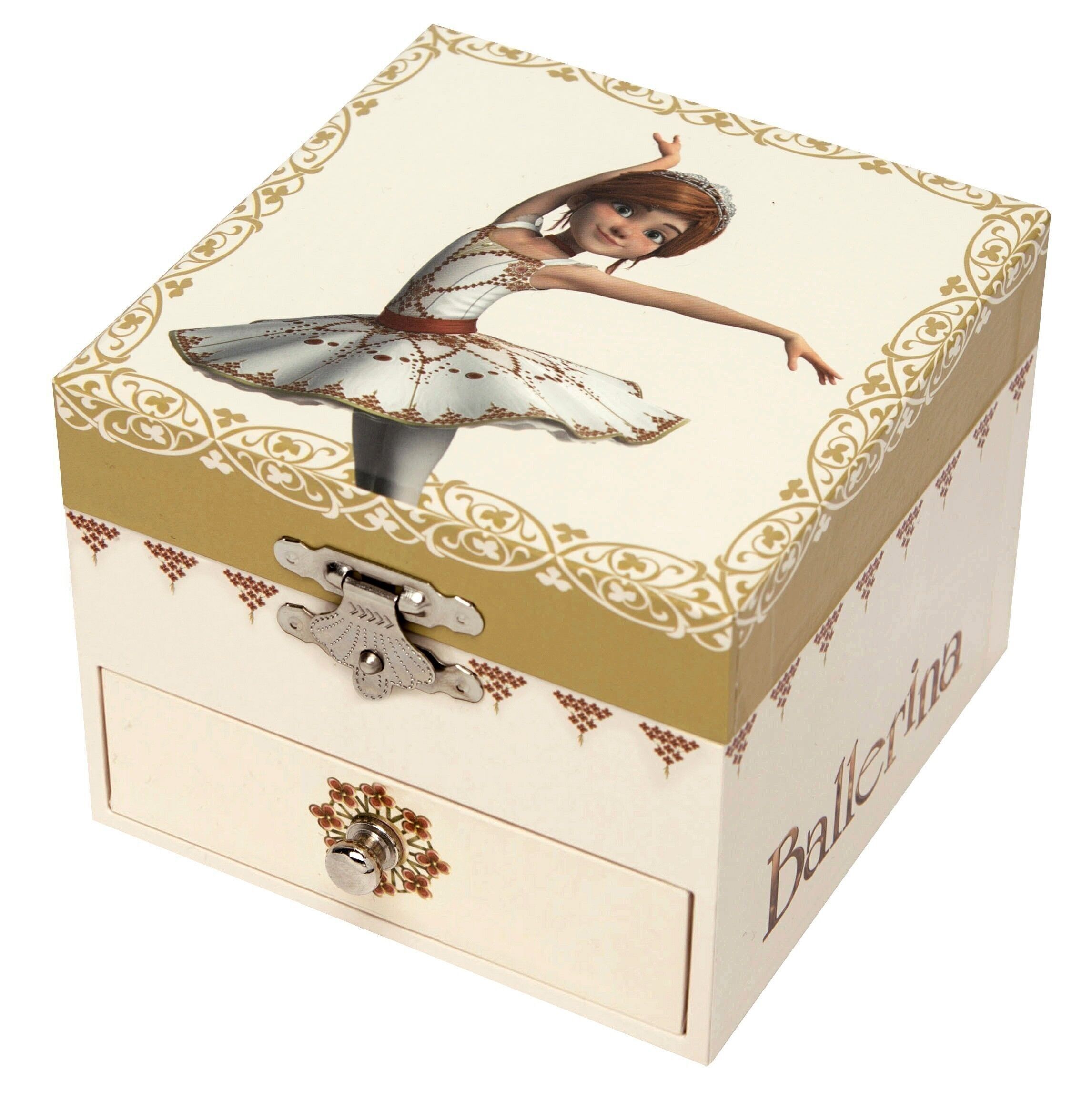 Buy wholesale Ballerina© Phosphorescent Cube Music Box