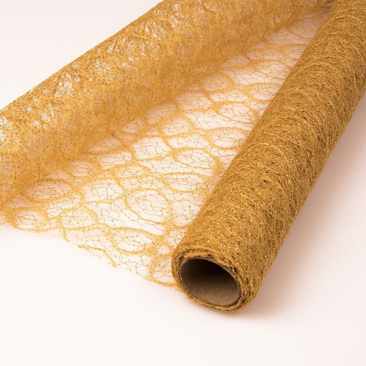 Buy wholesale Glittering loop mesh 50cm x 4.5m - Gold
