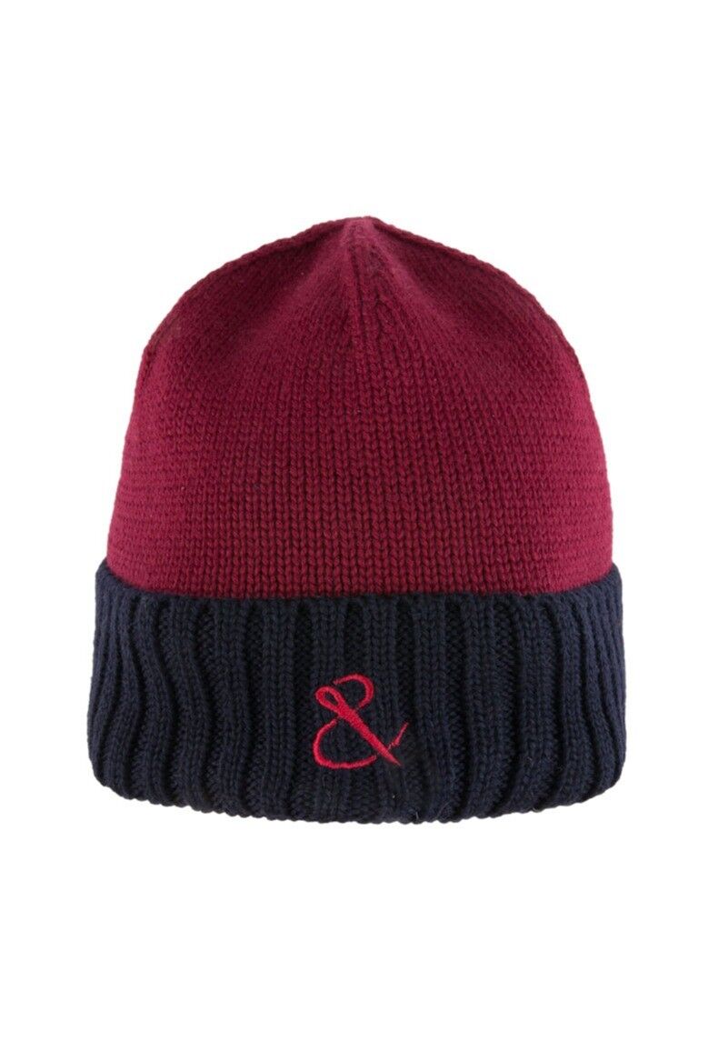 Buy wholesale Red and navy wool hat